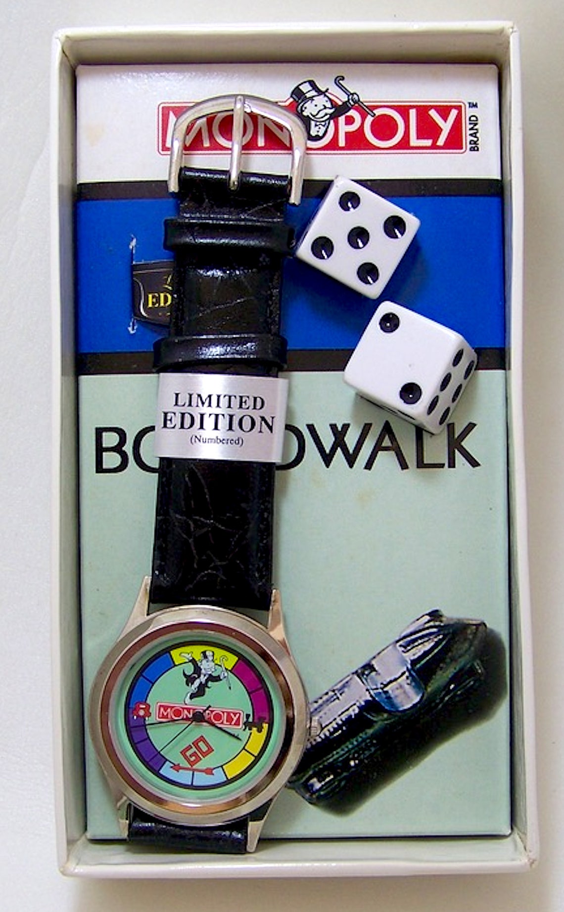 Monopoly Game Watch Set Colorful Board Vintage Collectors Wristwatch - Etsy