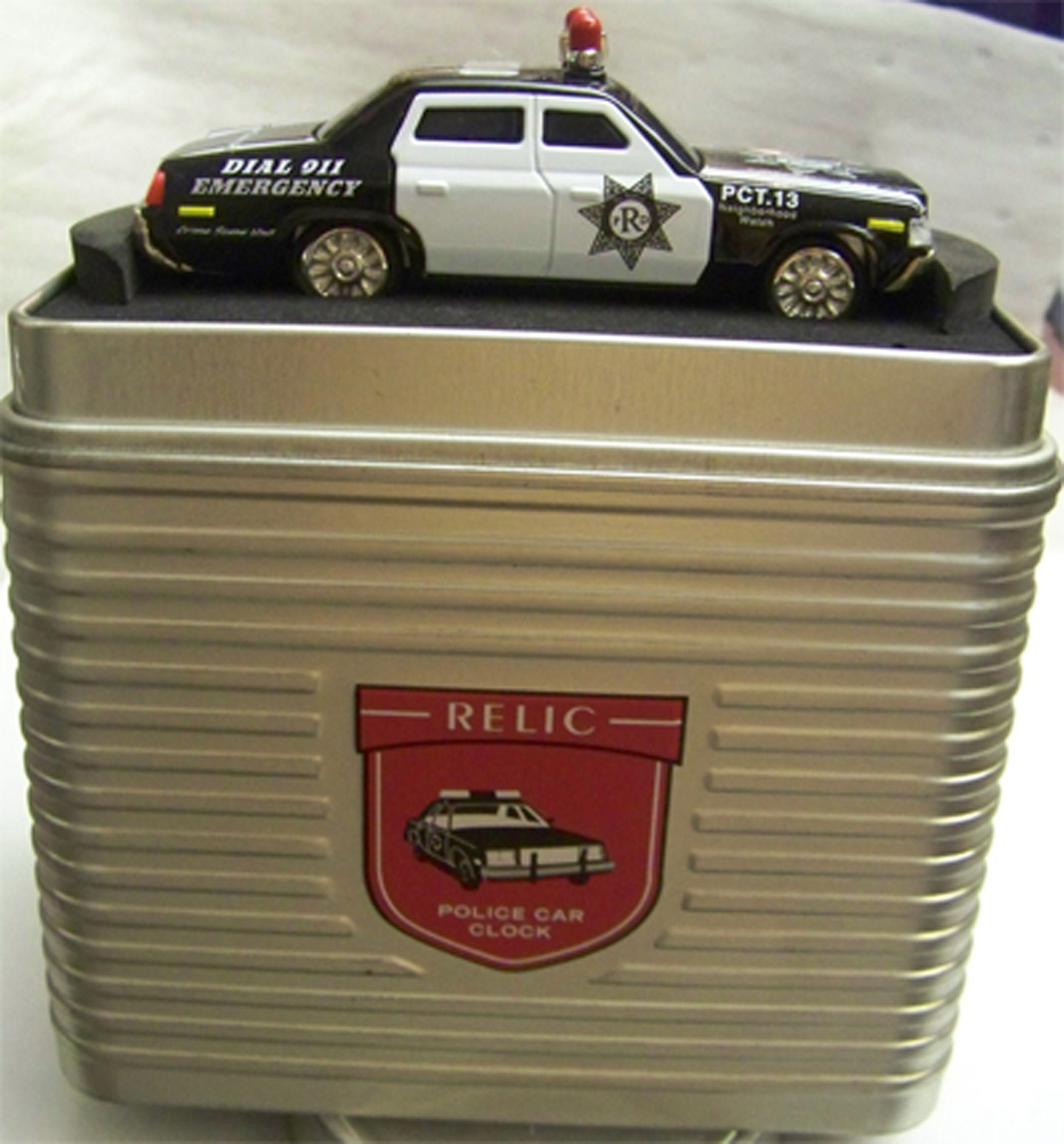 Fossil Relic Police Car Desk Clock. Vintage Novelty LE - Etsy