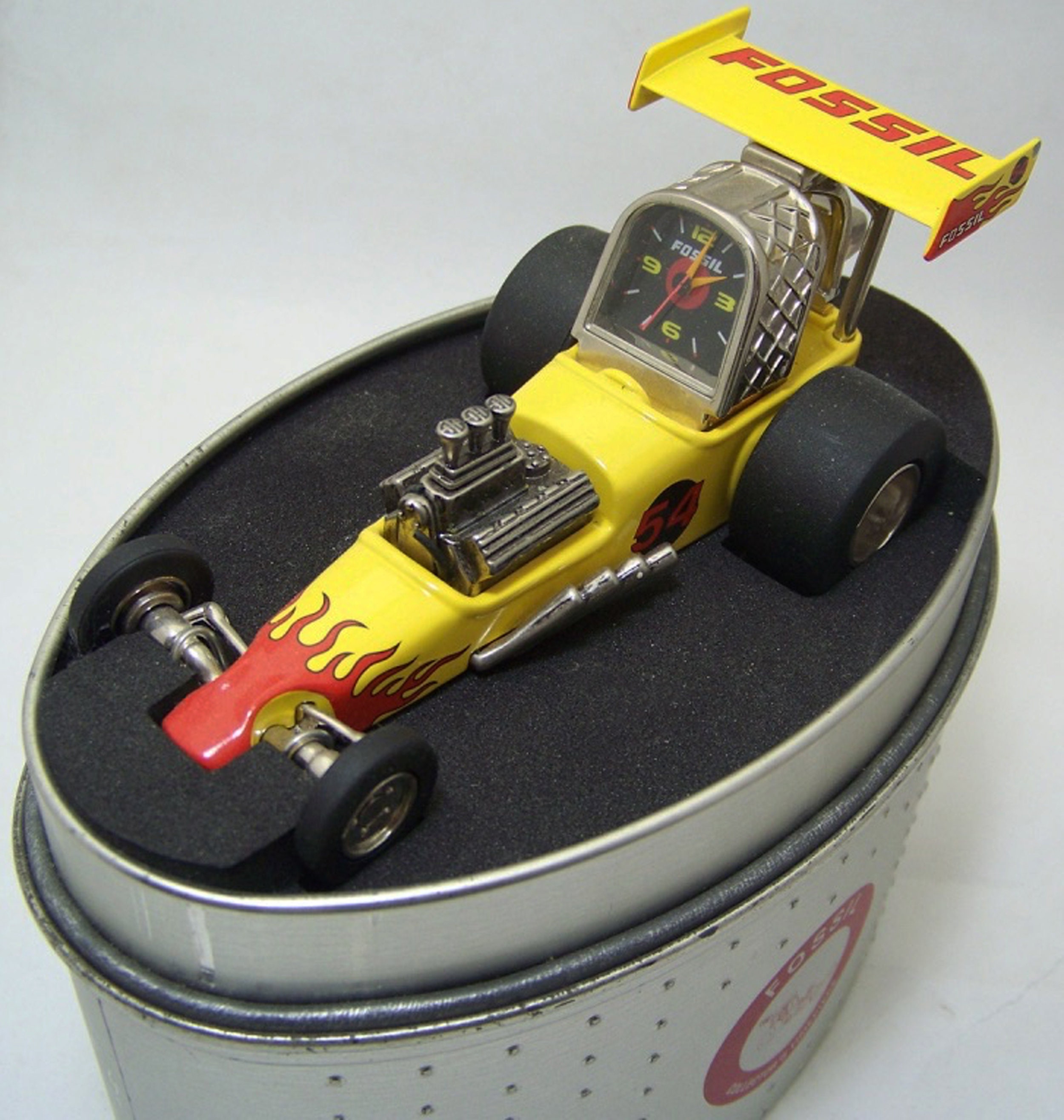Fossil Dragster Desk Clock Drag Racing Car Novelty Desk Clock New - Etsy
