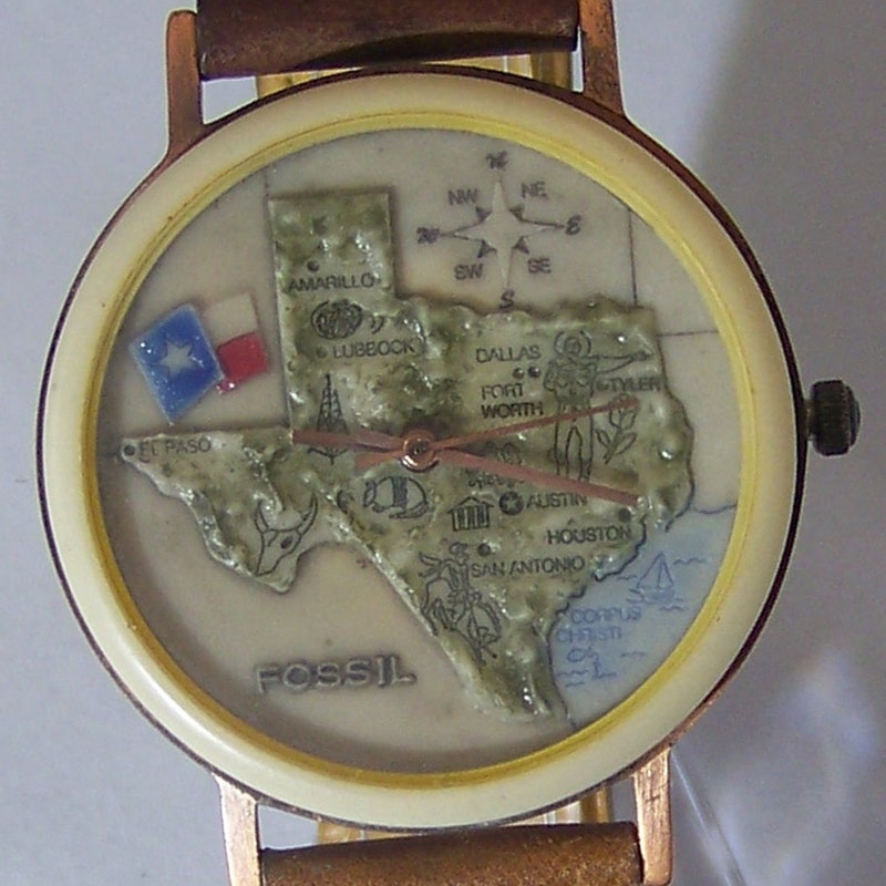 Vintage Map Watch - Etsy