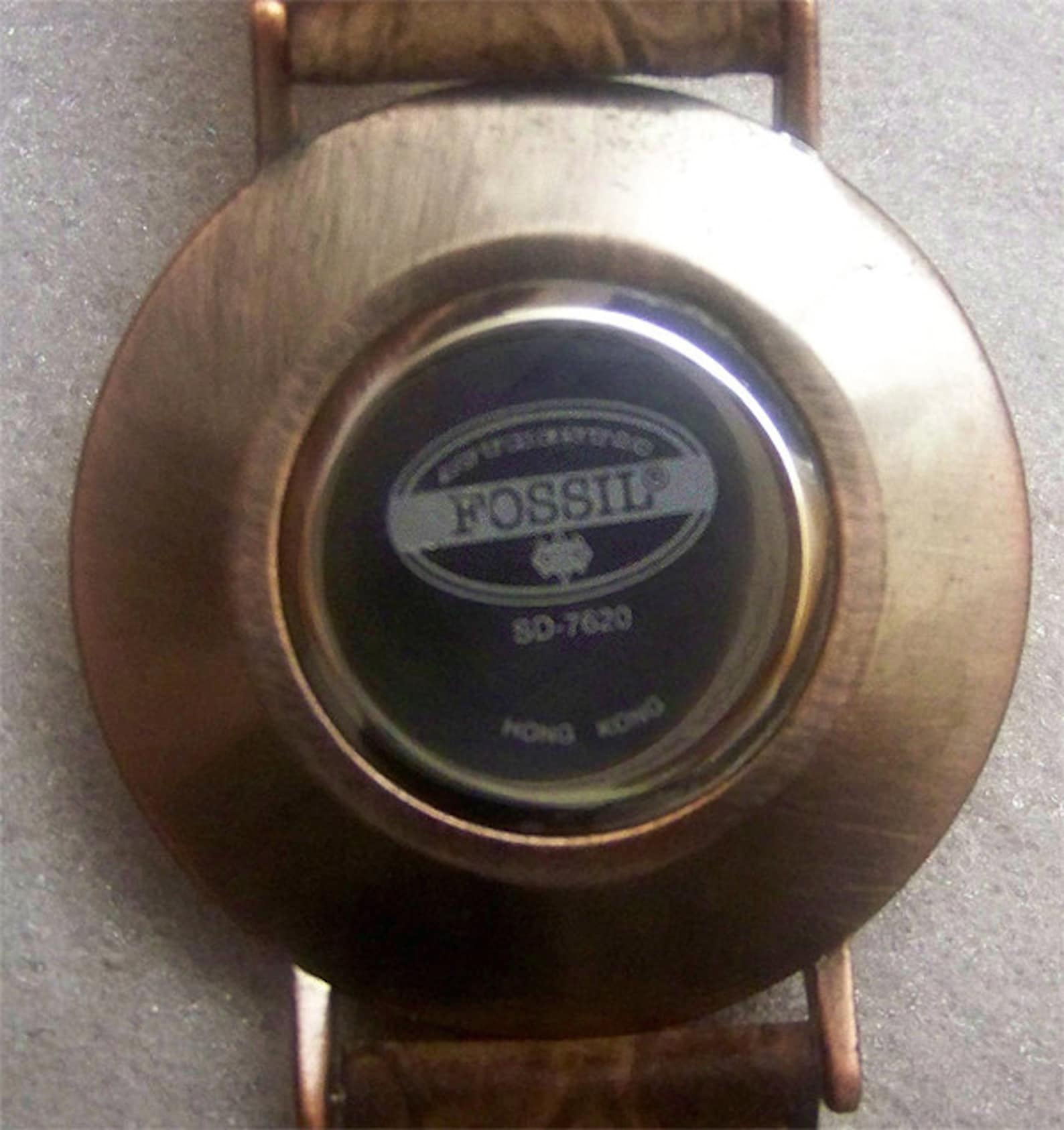 Fossil Sundial Watch Vintage Collectible Wristwatch With Camel Band - Etsy
