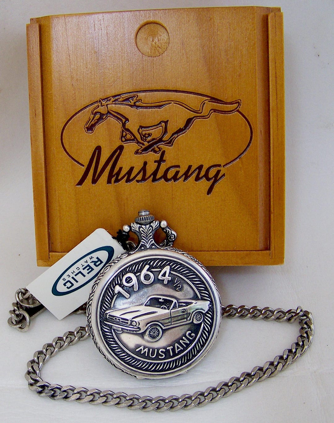 Fossil Ford Mustang Pocket Watch 1964 1/2 Mustang Relic Pocketwatch - Etsy