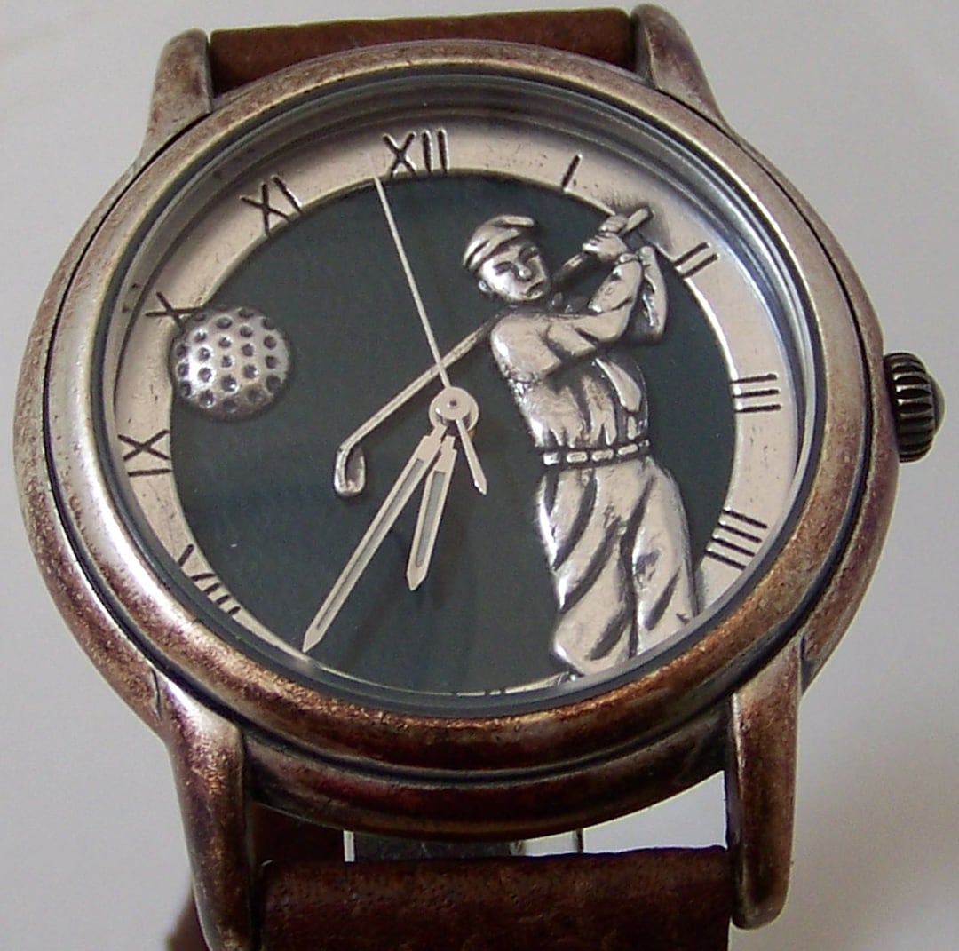 Fossil Golfer Watch Vintage Golf Themed Mens Green Wristwatch SE1018 - Etsy