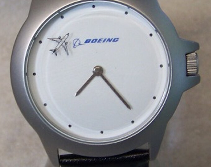 Boeing Airplane Watch Vintage Rotating Clear Jet Plane Wristwatch - Etsy