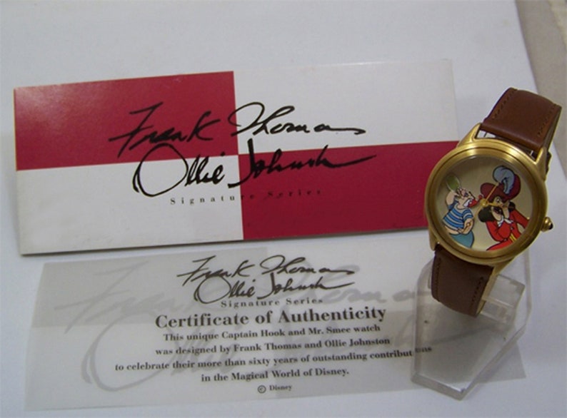 Captain Hook Watch Peter Pan Walt Disney Signature Series Wristwatch - Etsy
