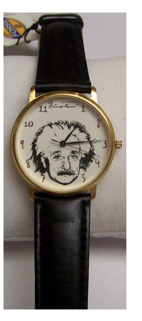 Einstein Watch and Statue Limited Edition Set by Fossil - Etsy