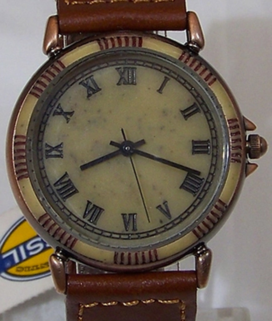 Fossil Vintage Watch Stone and Copper Earth Tones Wristwatch PR5005 New ...