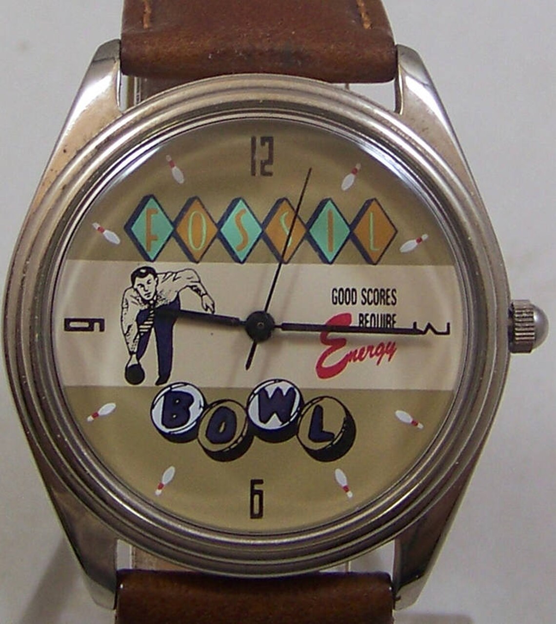 Fossil Bowling Watch Vintage Collectors Bowlers Wristwatch - Etsy