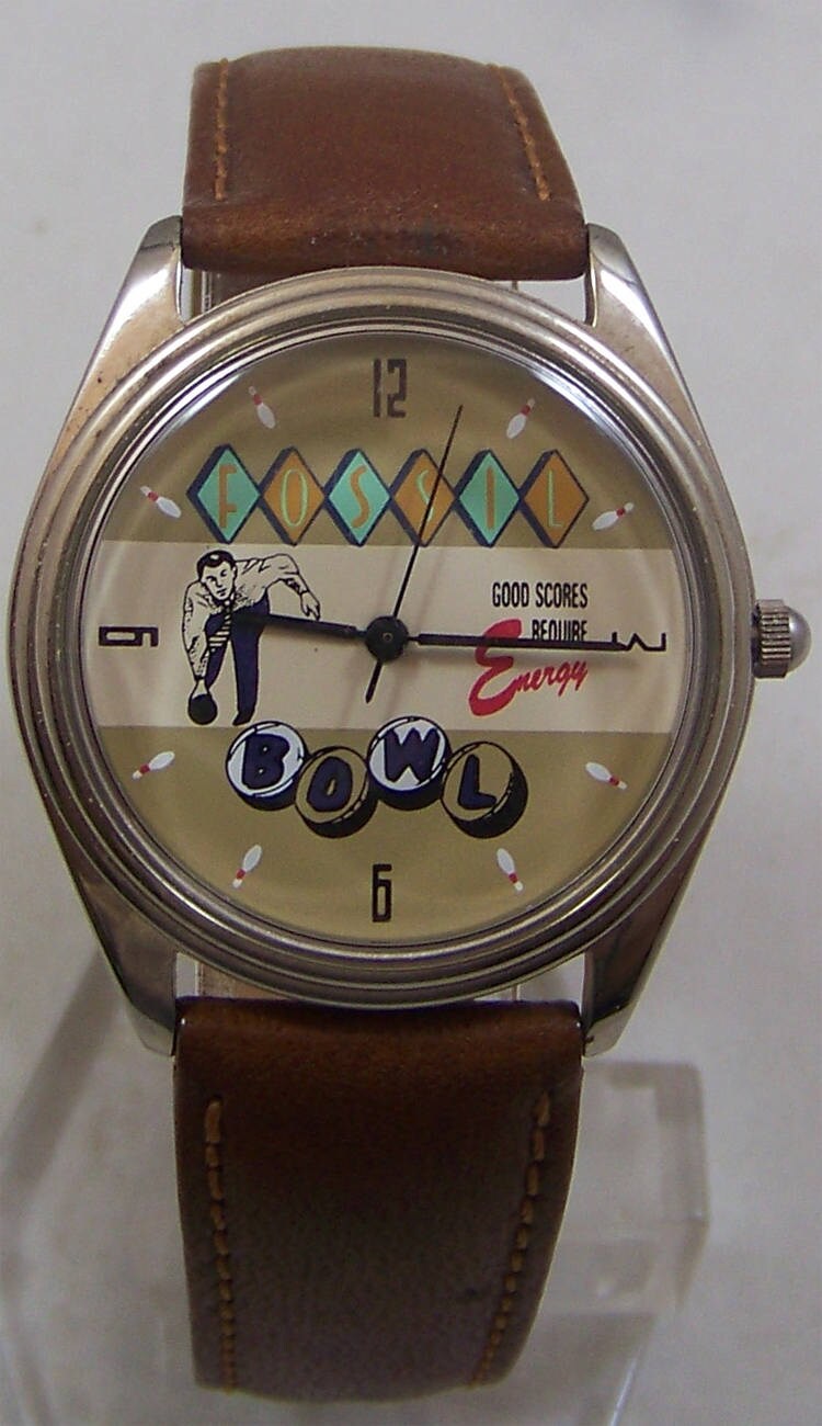 Fossil Bowling Watch Vintage Collectors Bowlers Wristwatch - Etsy