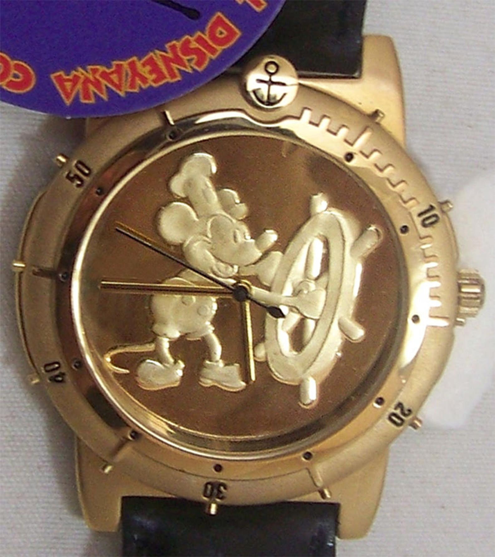 Walt Disney Watch 1991 Disney Convention Steamboat Willie Wristwatch - Etsy