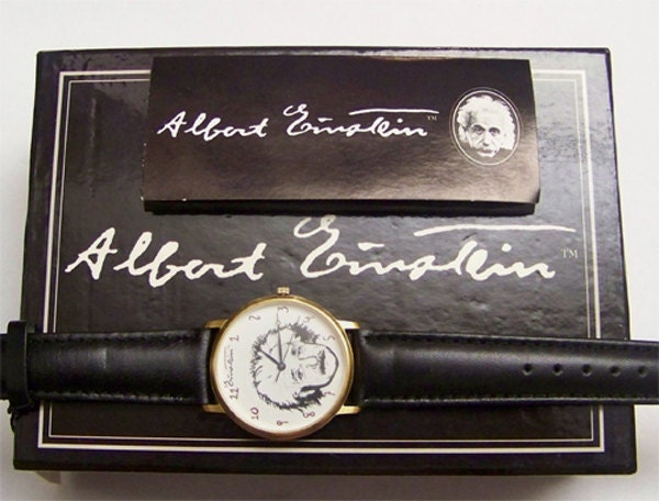 Einstein Watch and Statue Limited Edition Set by Fossil - Etsy