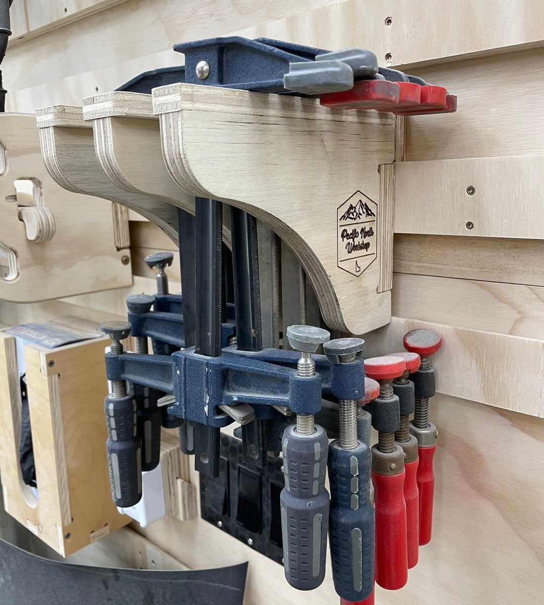 F-style Clamp Holder Dual Side French Cleat / Direct Mount - Etsy