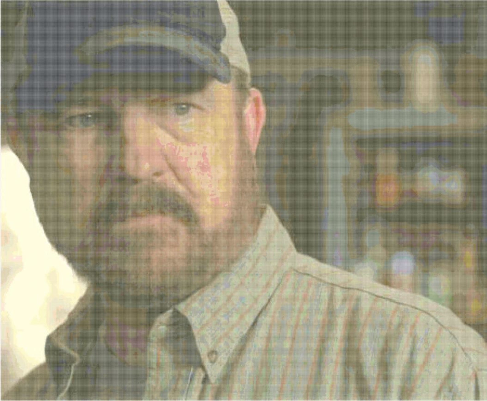 Cross Stitch Pattern for Bobby Singer From Supernatural - Etsy
