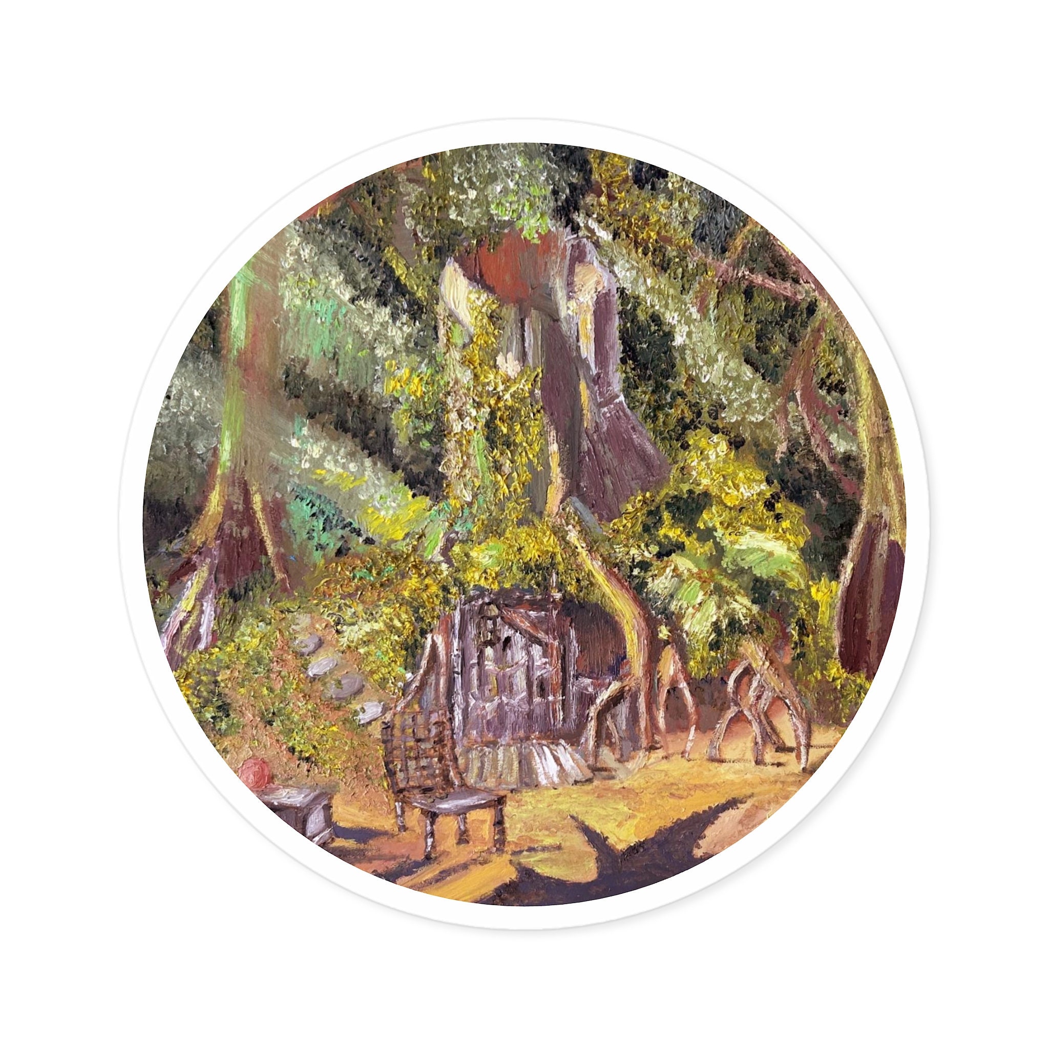 Shrek Swamp Sticker, Skateboard Laptop Luggage Cartoon Waterproof ...