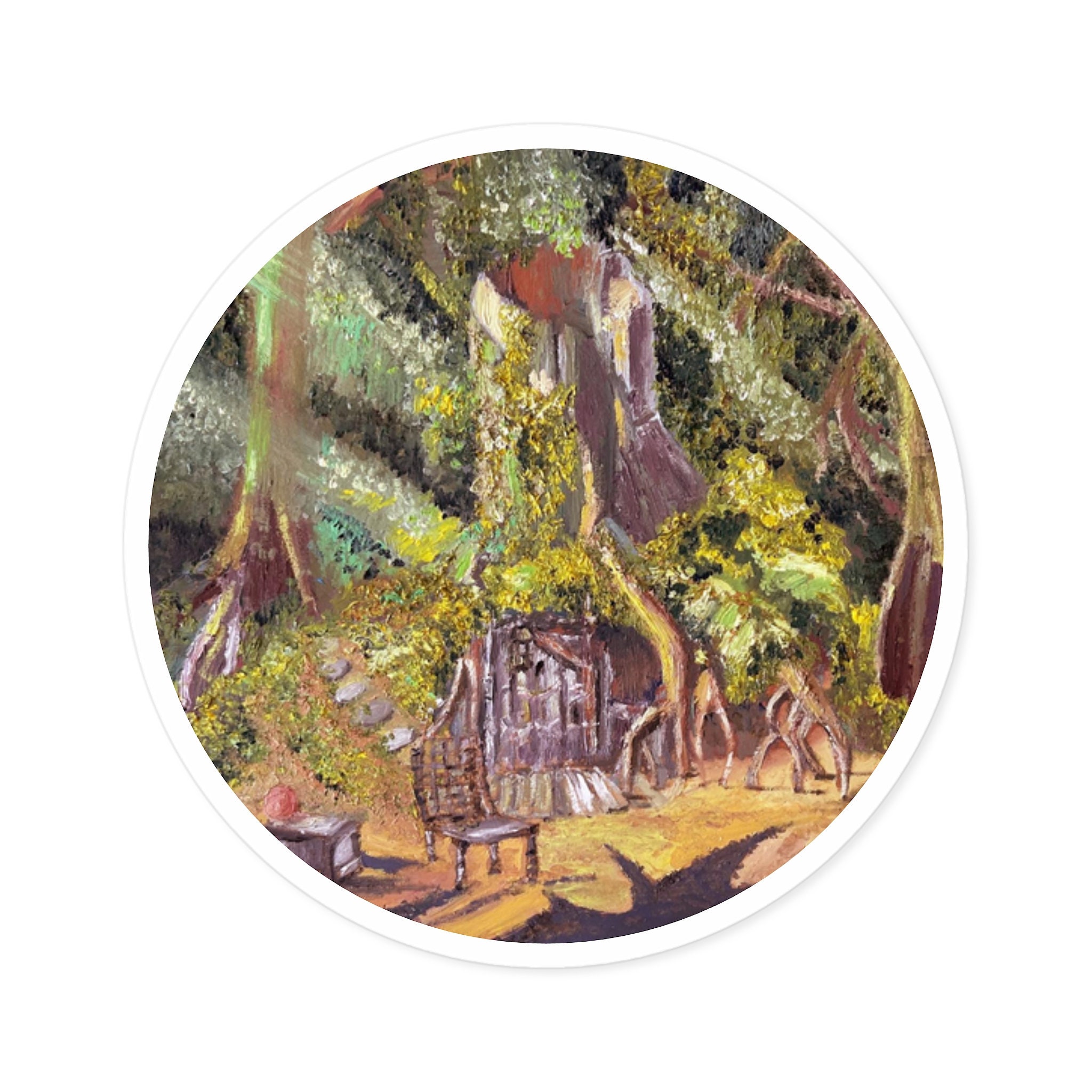 Shrek Swamp Sticker, Skateboard Laptop Luggage Cartoon Waterproof ...