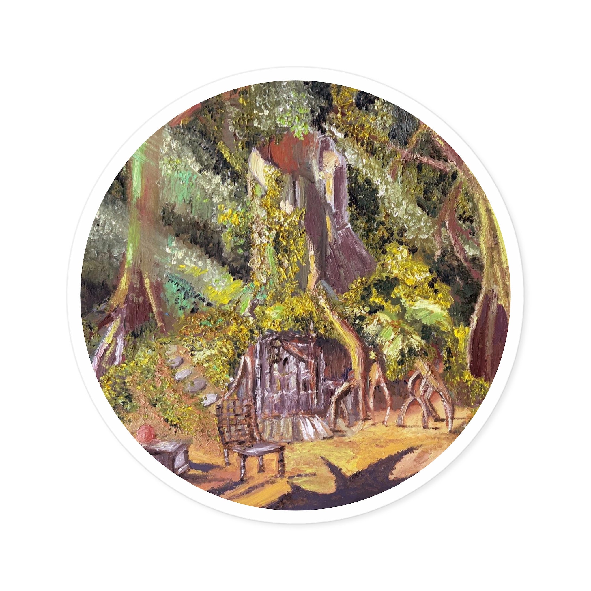 Shrek Swamp Sticker, Skateboard Laptop Luggage Cartoon Waterproof ...