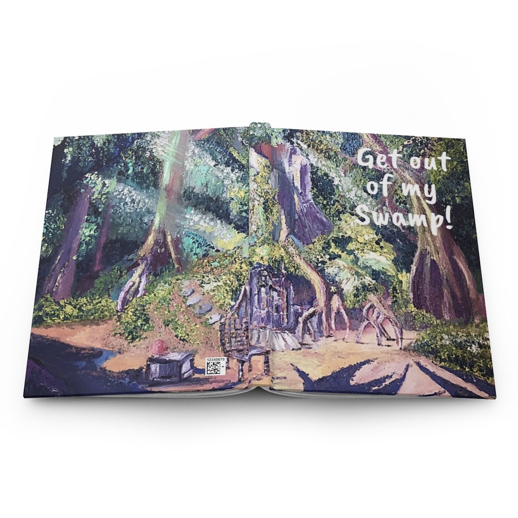 Shrek Inspired Cover Journal, Sketchbook, Planner, Notebook, Hardcover ...