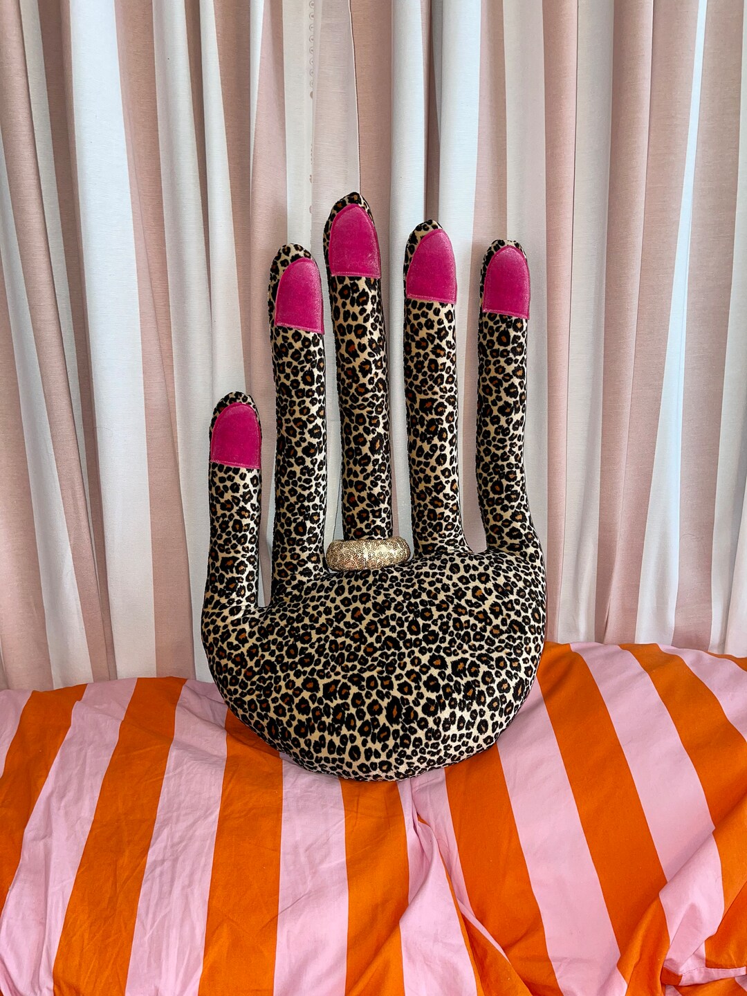 MADE TO ORDER - Animal Print Hand Pillow - Etsy