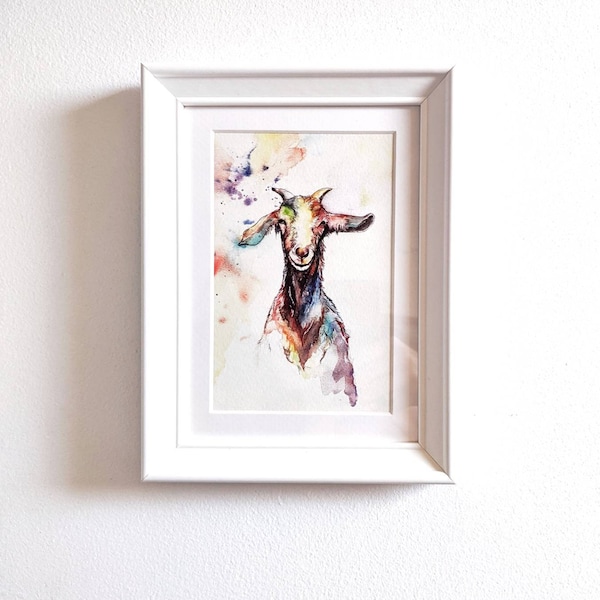 Goat Print - Etsy UK