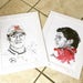 Ayrton Senna Original Portrait Pencil and Watercolour Artwork Limited ...