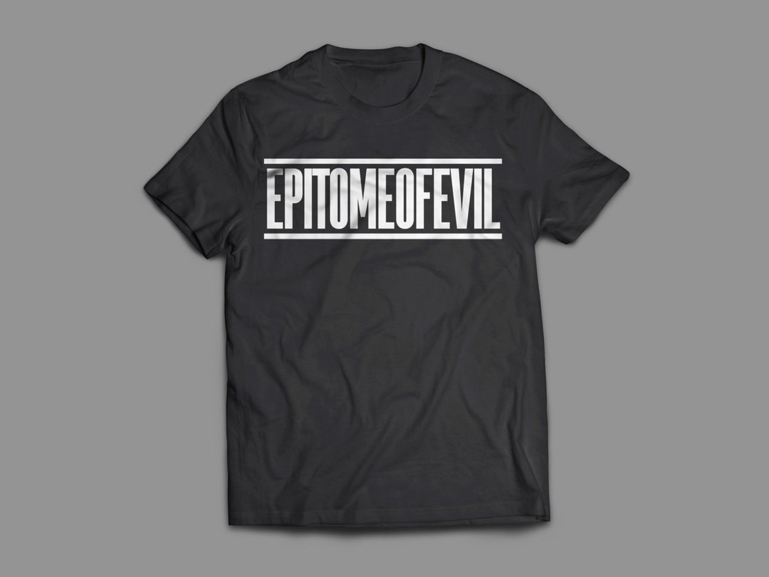 Epitome of Evil Horror 666 T-shirt - Etsy