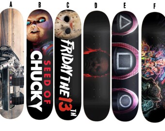 Horror Movie Skateboard - Etsy
