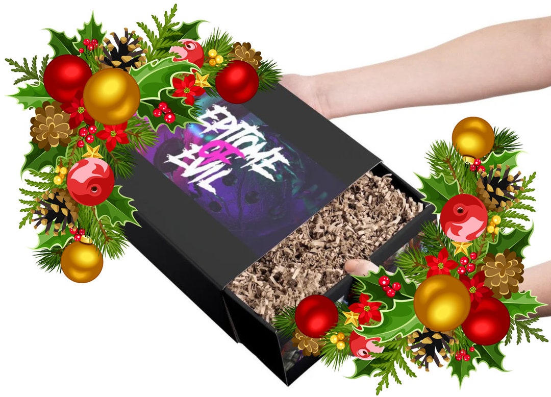 Christmas Themed Horror Movie Box - Etsy