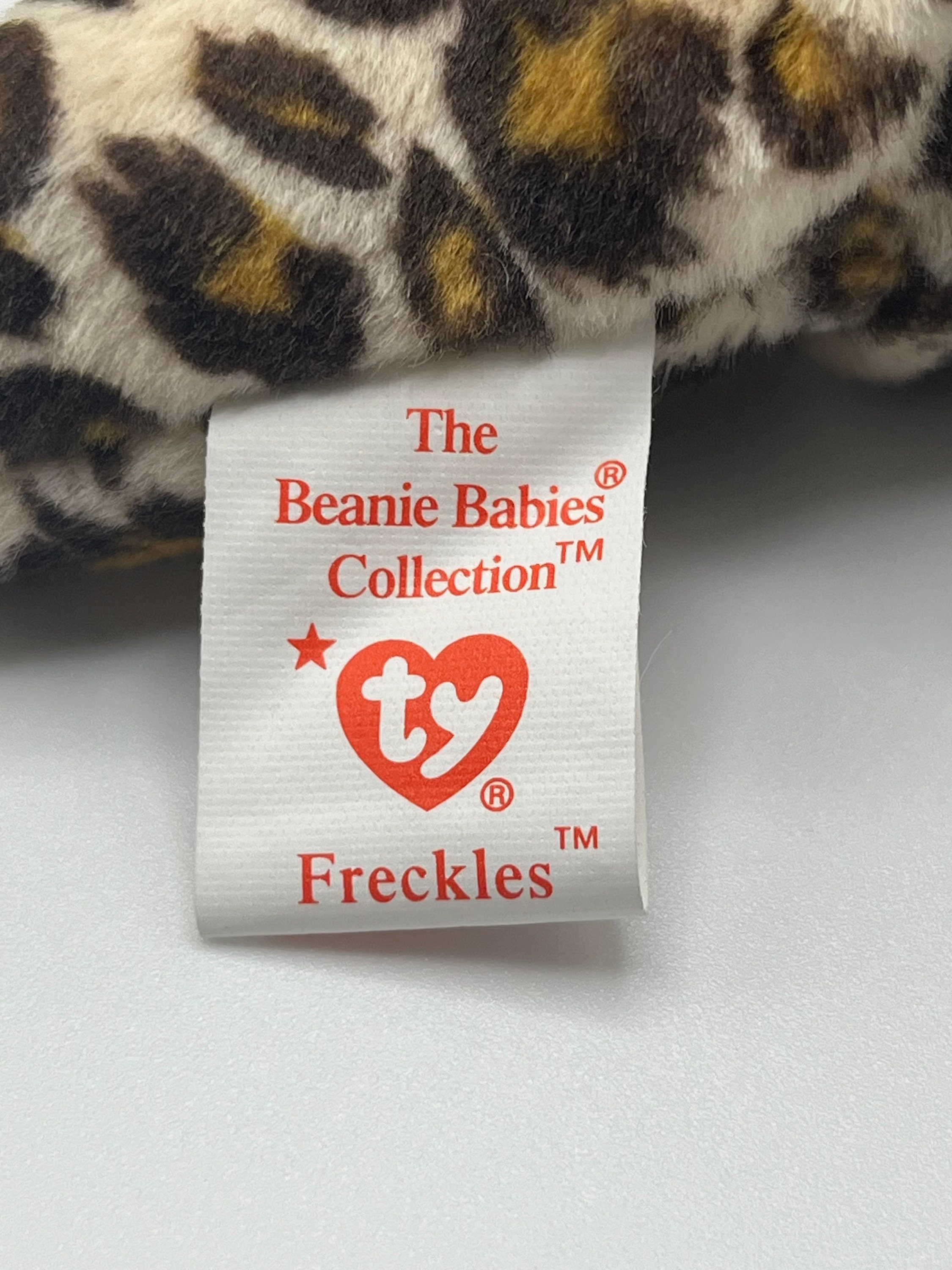 RARE TY Beanie Babies - 1996 - Freckles, the Leopard - Etsy