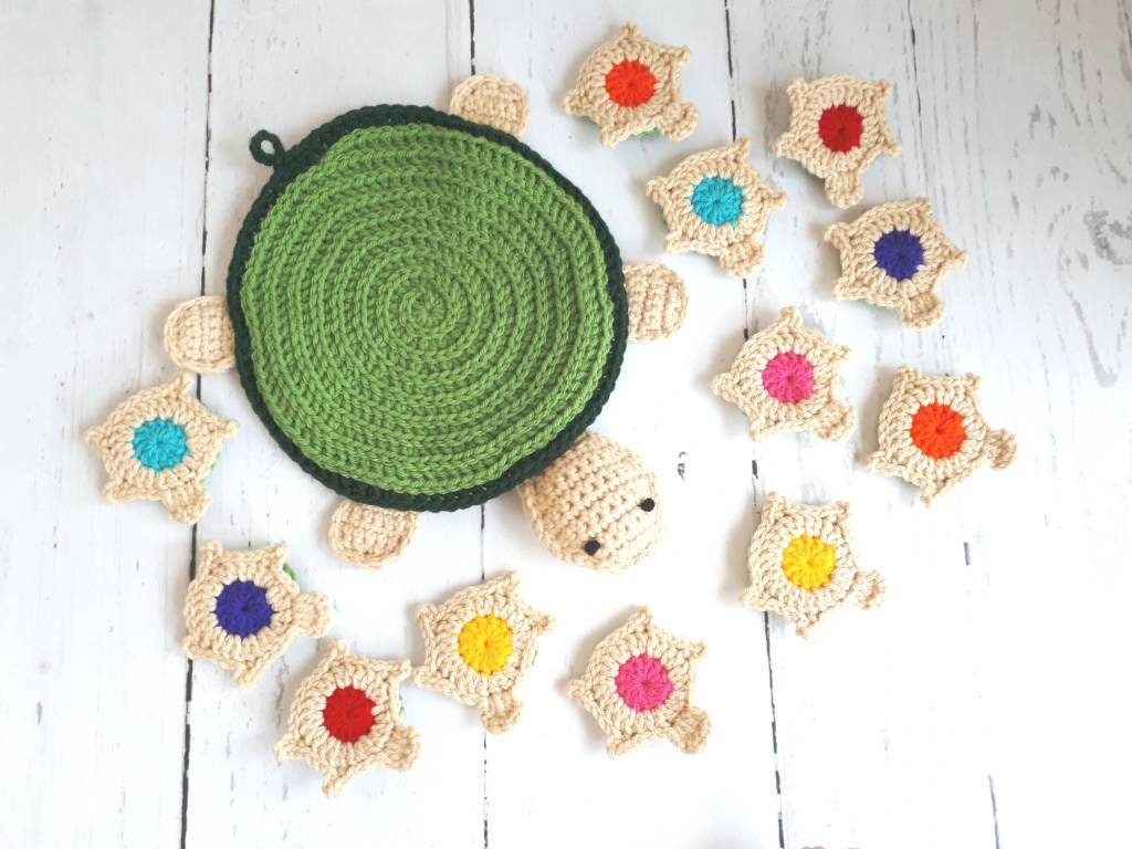 Turtle Color Learning Toy Memory Game Learn to Count Match | Etsy
