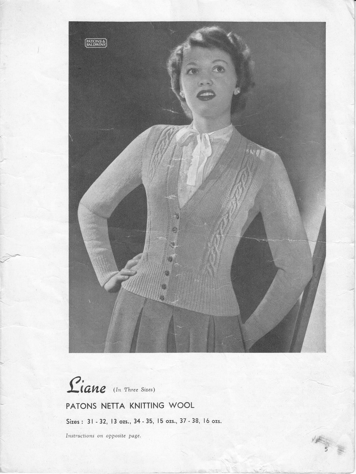 Patons Knitting Book No. 306 - 1950s (PDF - Ebook - Digital Download ...