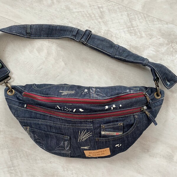 Denim Cross Body Bag - Etsy