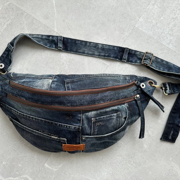 Denim Cross Body Bag - Etsy