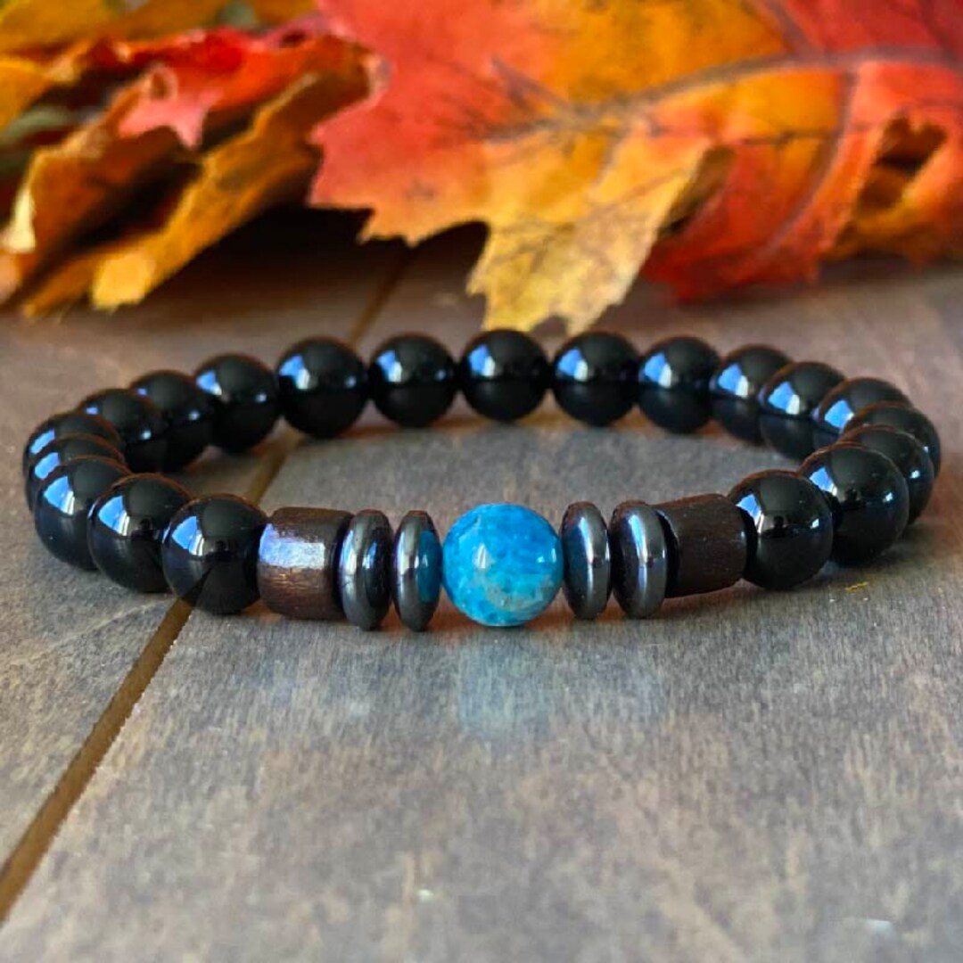 Bracelet for Men, Mens Beaded Bracelet, Men's Bracelets, Natural Stone ...