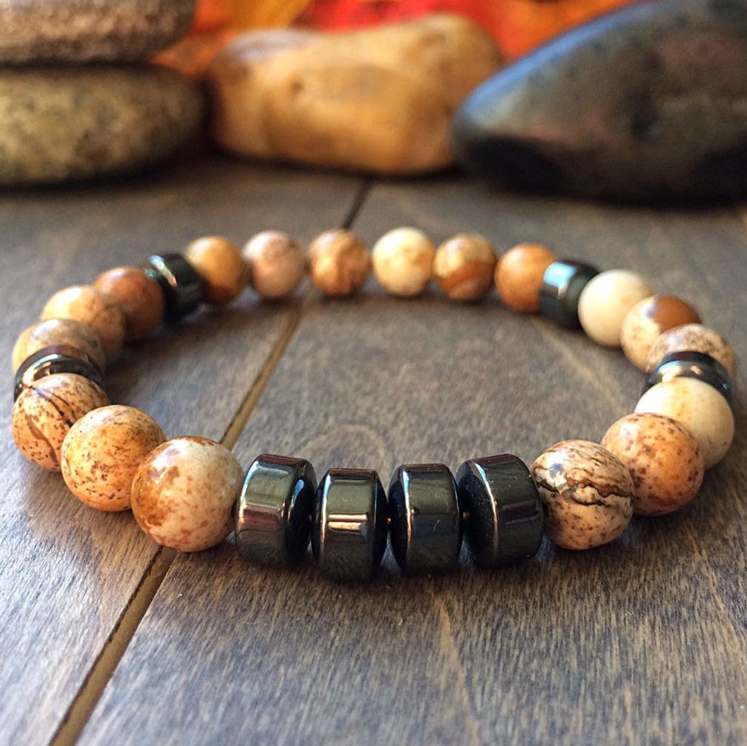 Men's Bracelet, Mens Beaded Bracelets, Gemstone Bracelet, Chakra ...