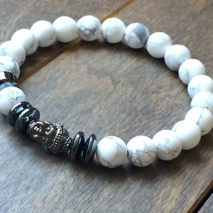 Men's Bracelets, Beaded Bracelets, Buddha Bracelet, Natural Stone ...