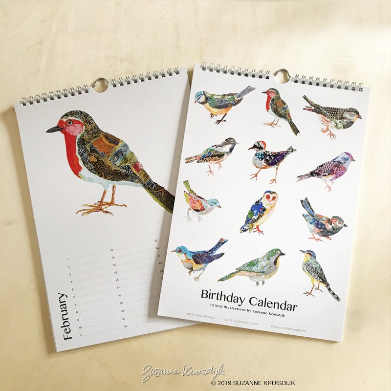 Birthday Calendar - Etsy