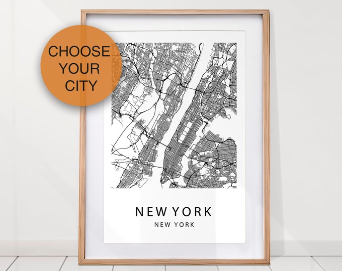 Custom Map, Map Art, City Maps, Map Print, City Map Print, Map Gift ...