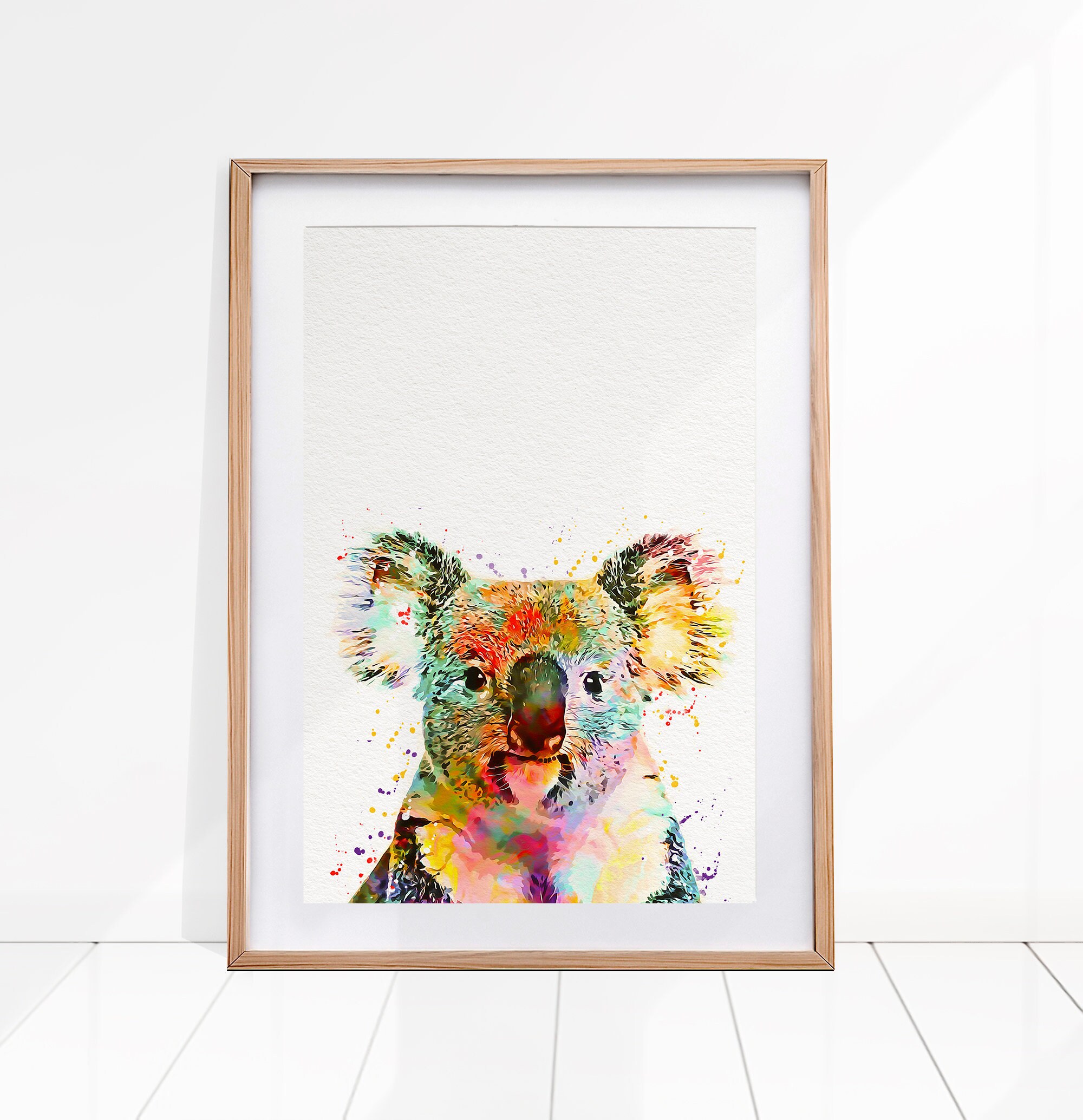 Digital Prints Koala Painting Wall Art Print Prints etna.com.pe