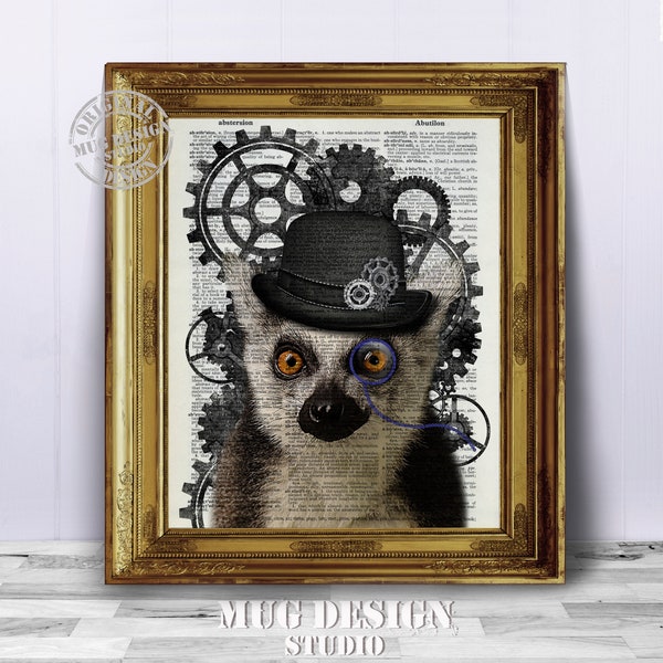 Lemur Print - Etsy