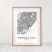 Custom City Map Gift Custom Map Art Custom Map Print City - Etsy