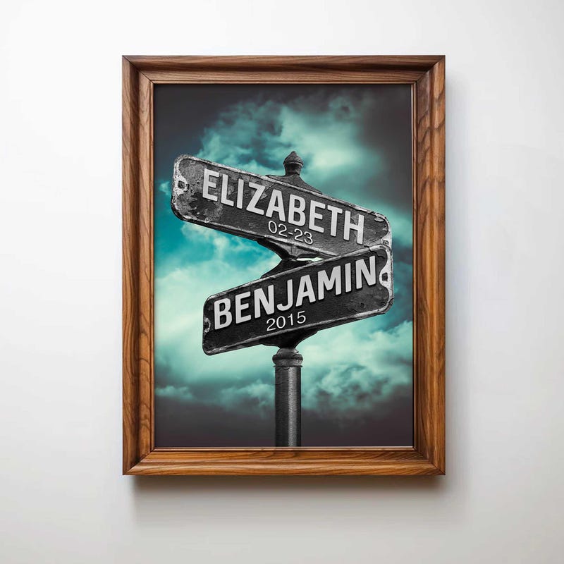 Wedding Street Sign - Etsy