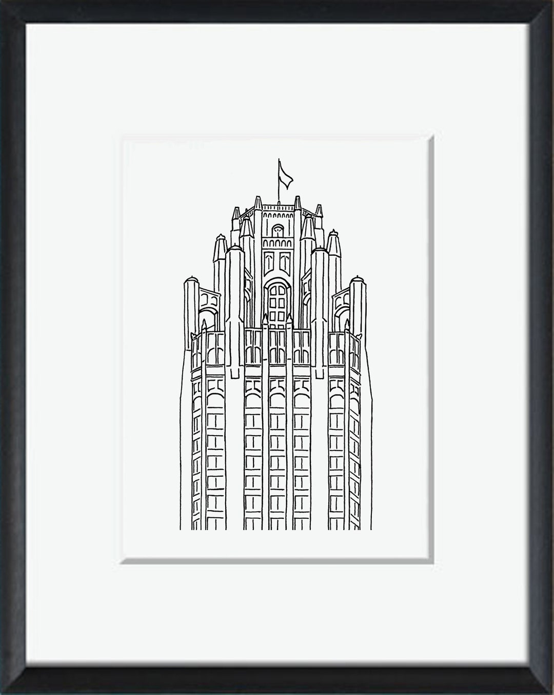 The Tribune Tower - Etsy