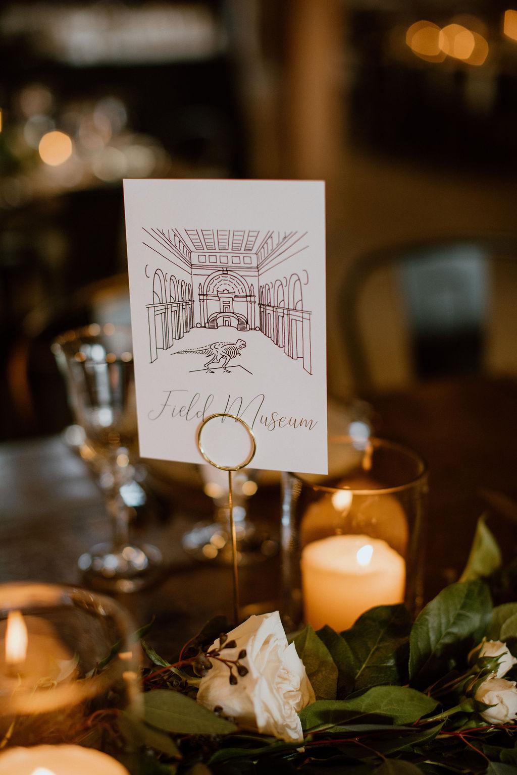 Chicago Wedding Table Cards - Digital Download - Etsy