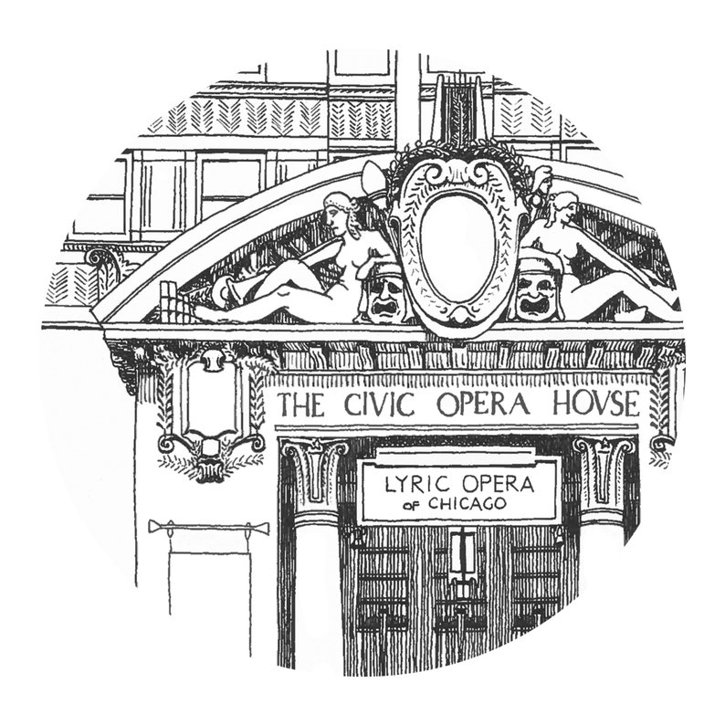 The Civic Opera House - Chicago - Etsy