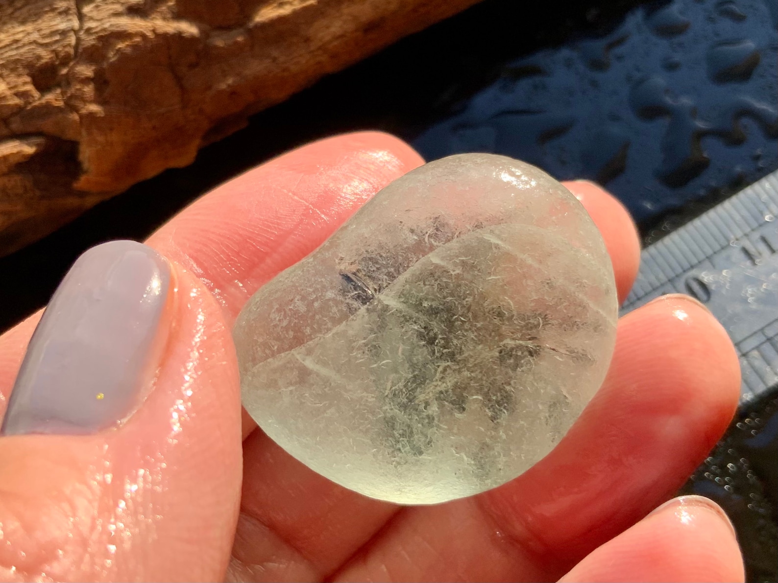 Melted Bonfire Sea Glass Stone for Sea Collection Rarest Combined Beach ...