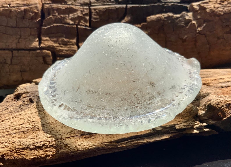 Huge Circle Sea Glass Bottle Bottom Rare Beach Finds Genuine Sea Glass ...