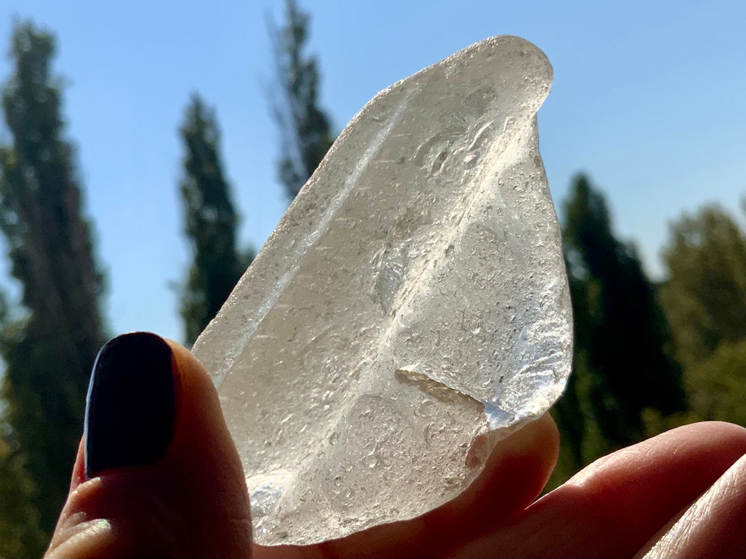 Huge Frosted Old Beach Glass Unique Sea Ice for Marine Collection ...