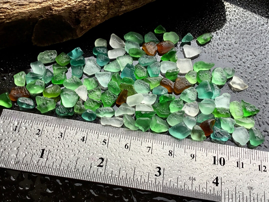 Tiny Sea Glass Set for Jewelry Craft Beach Glass Mix Small Sea Glass ...