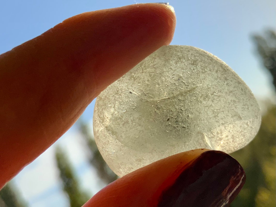 Melted Bonfire Sea Glass Stone for Sea Collection Rarest Combined Beach ...