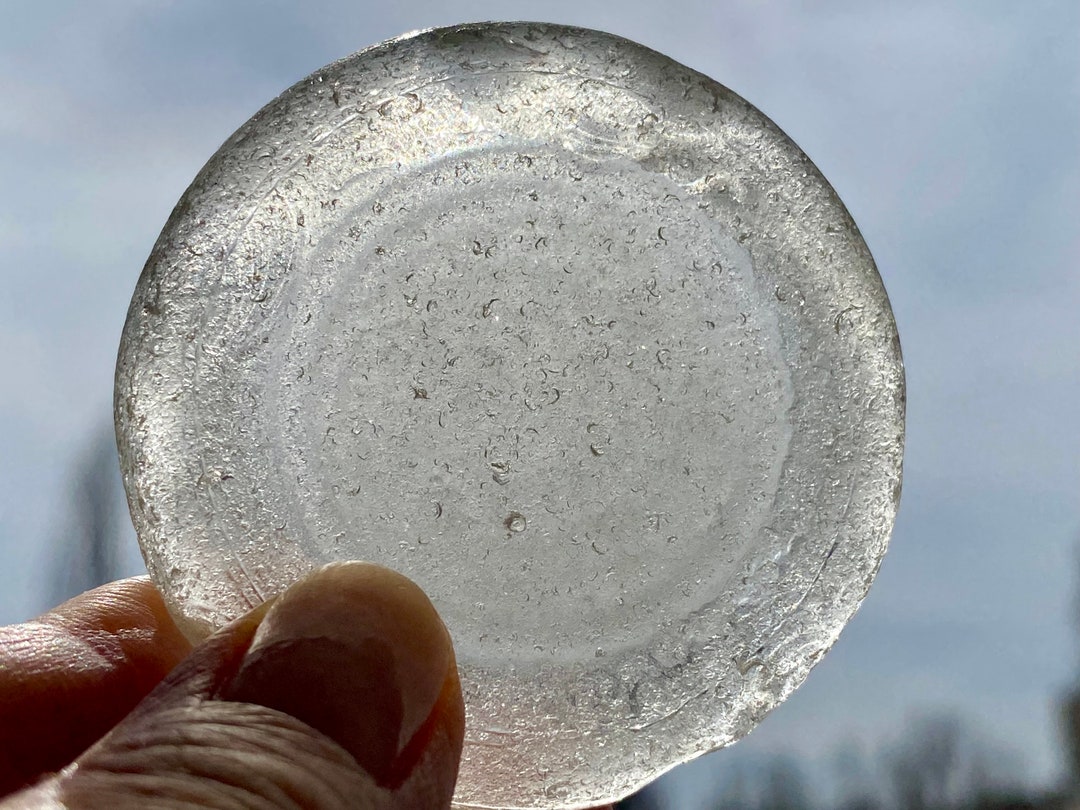 Bottom of a Bottle Rare Beach Finds Real Sea Glass Single Piece Bottom ...